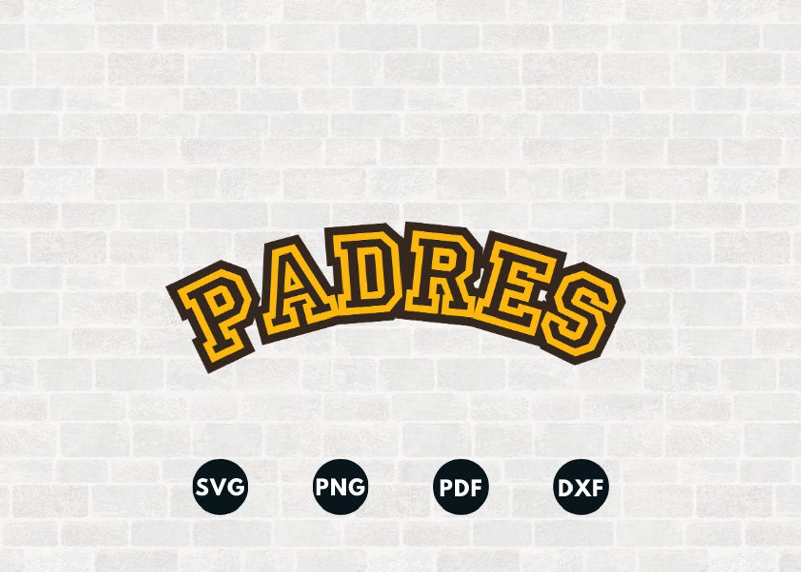 Padres Svg, Padres Template, Padres Stencil, Baseball Gifts, Sticker ...