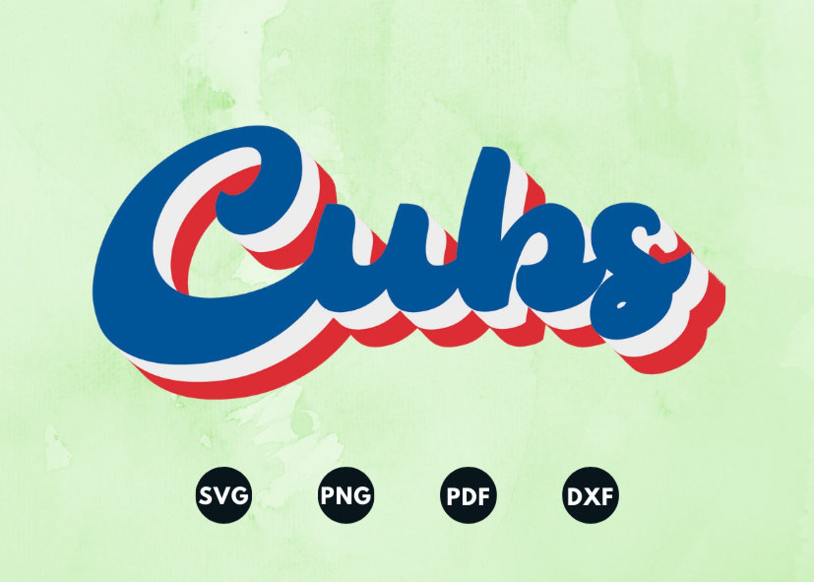 Cubs Svg, Cubs Template, Cubs Stencil, Baseball Gifts, Sticker Svg ...