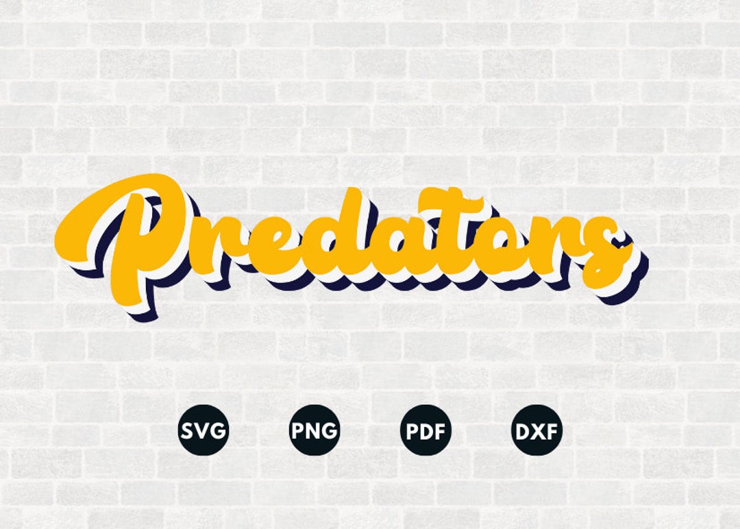 Predators Svg, Predators Template, Predators Stencil, Hockey Gifts ...