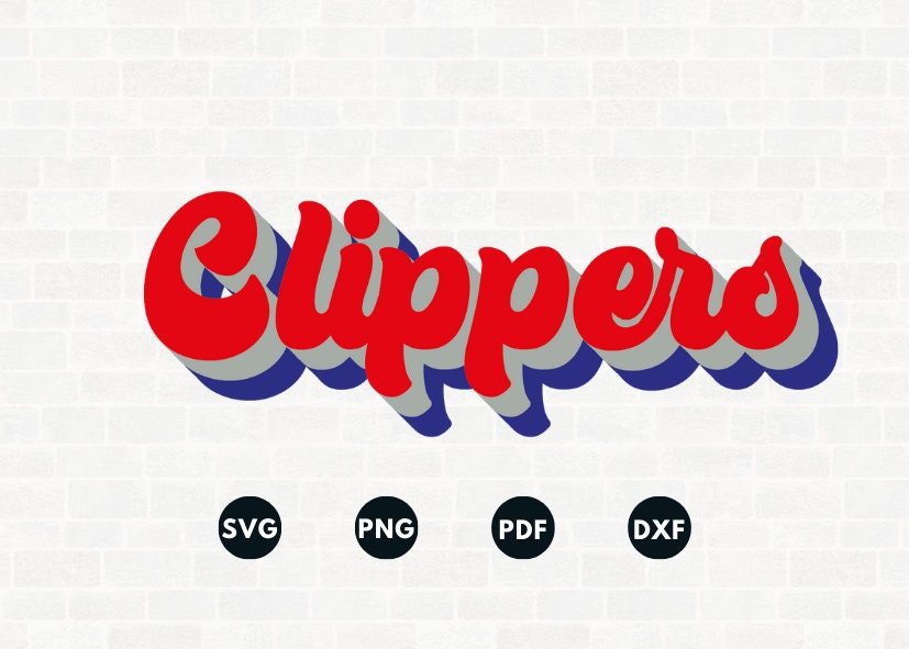 Clippers Svg, Clippers Template, Clippers Stencil, Basketball Gifts ...