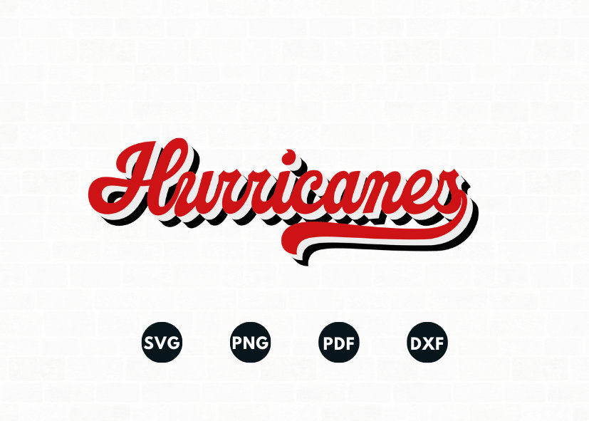 Hurricanes Svg, Hurricanes Template, Hurricanes Stencil, Hockey Gifts ...