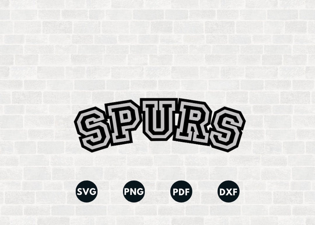 Spurs Svg, Spurs Template, Spurs Stencil, Basketball Gifts, Digital ...