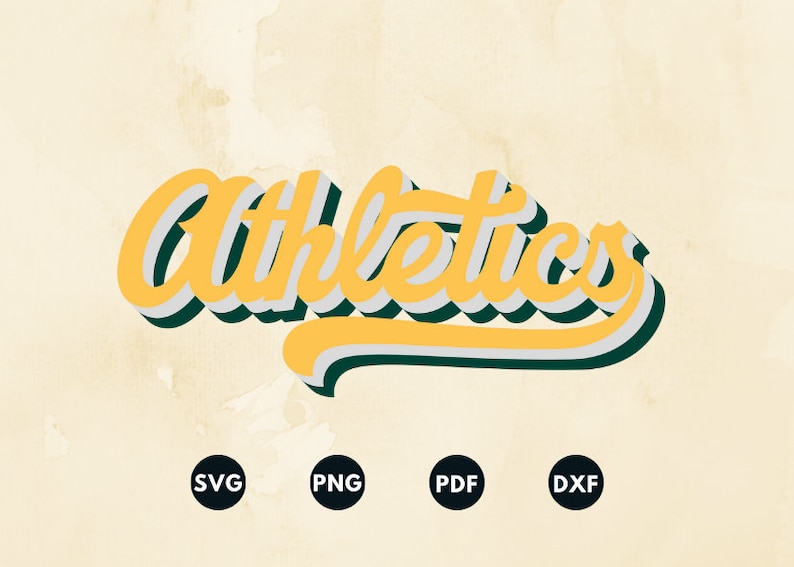 Athletics Svg, Athletics Template, Athletics Stencil, Baseball Gifts ...