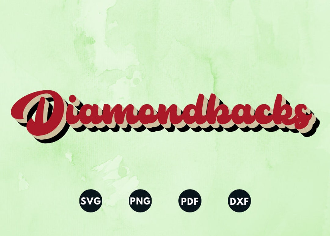 Diamondbacks Svg, Diamondbacks Template, Diamondbacks Stencil, Baseball ...