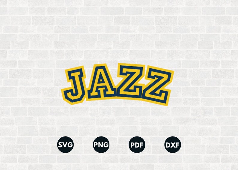 Jazz Svg Jazz Template Jazz Stencil Basketball Gifts - Etsy