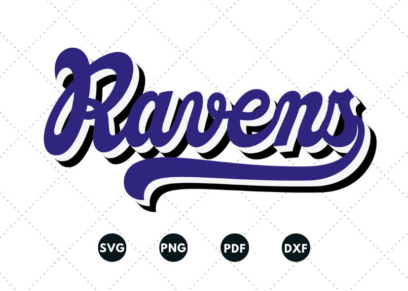 Ravens Svg Ravens Stencil Ravens Template Football Gifts - Etsy