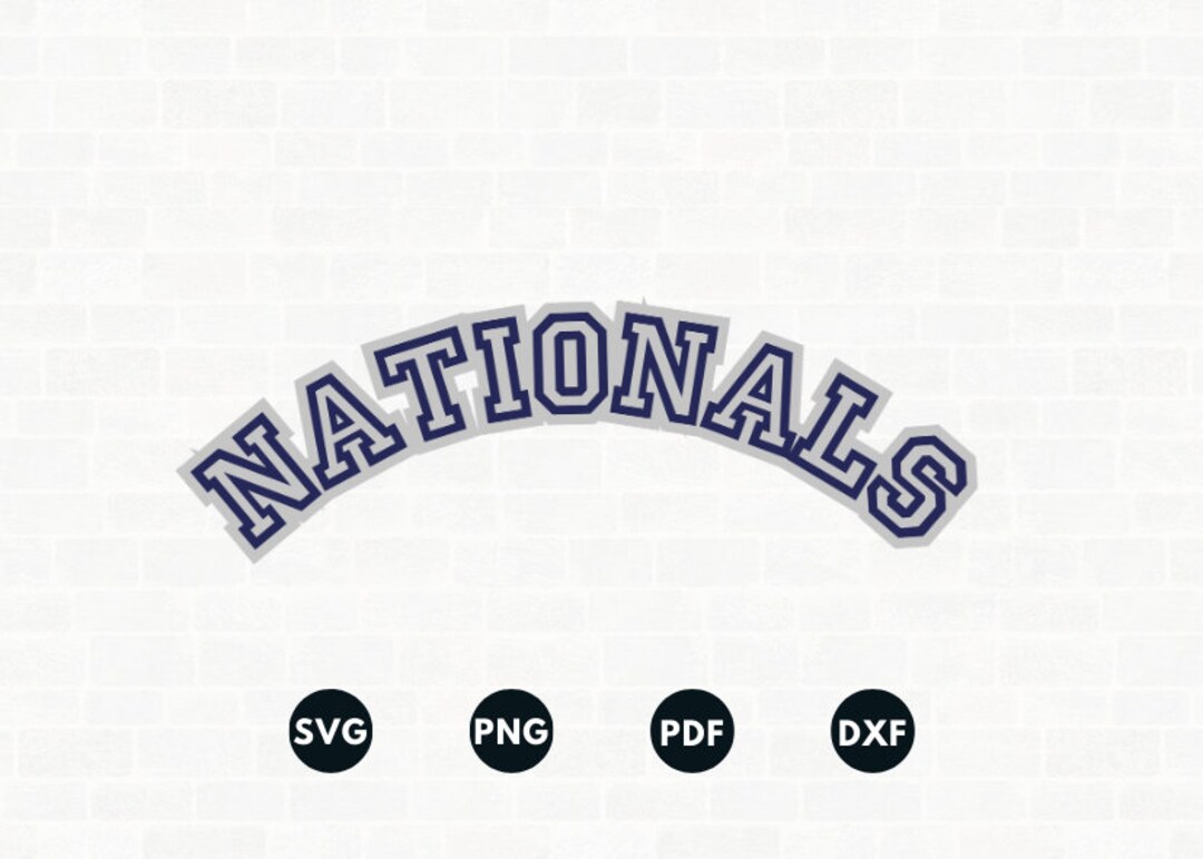 Nationals Svg, Nationals Template, Nationals Stencil, Baseball Gifts ...