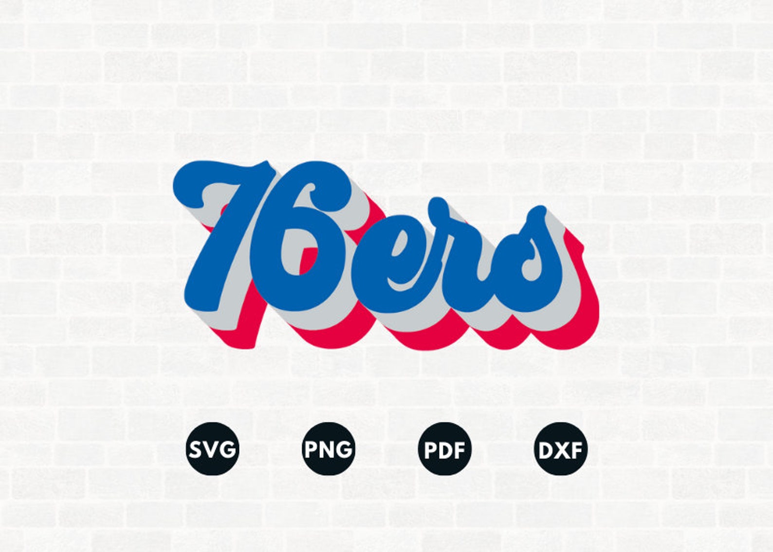 76ers Svg, 76ers Stencil, 76ers Template, Basketball Gifts, Digital ...