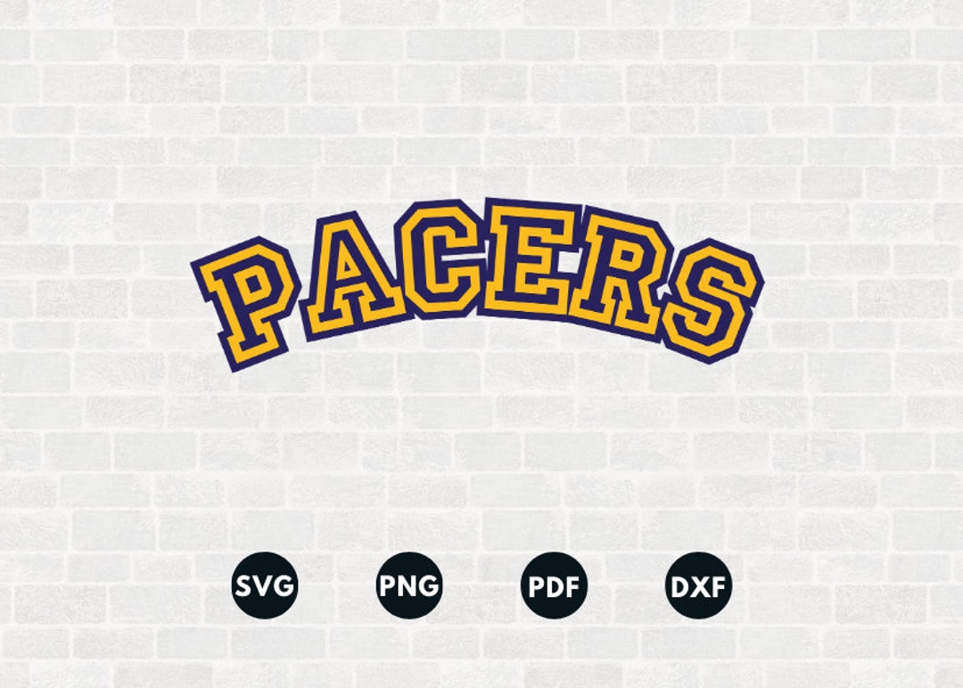Pacers Svg, Pacers Template, Pacers Stencil, Basketball Gifts, Digital ...