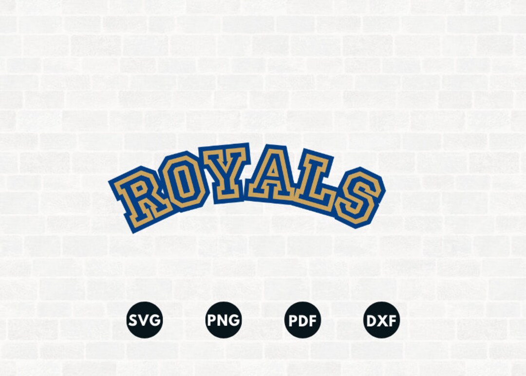 Royals Svg, Royals Template, Royals Stencil, Baseball Gifts, Sticker ...