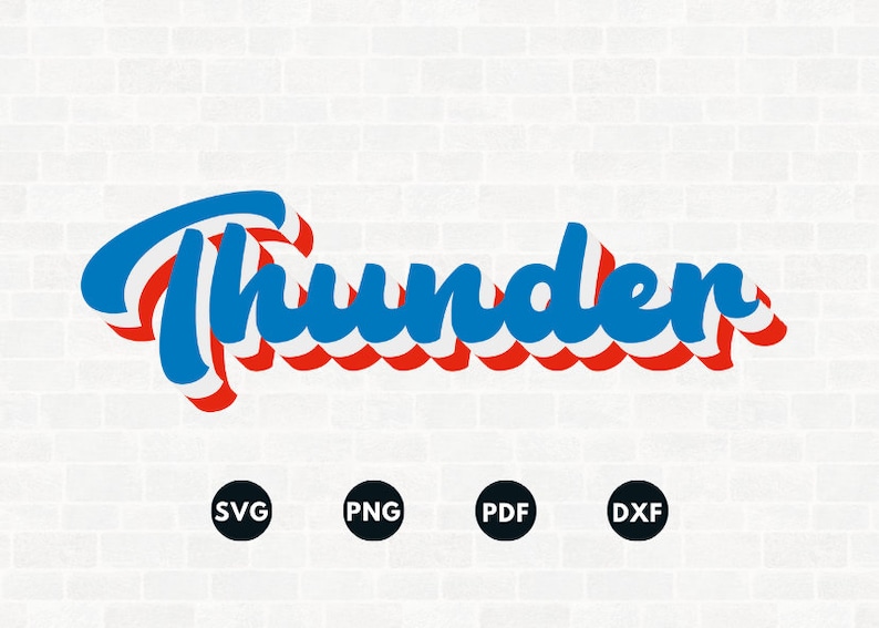 Thunder Svg, Thunder Template, Thunder Stencil, Basketball Gifts ...