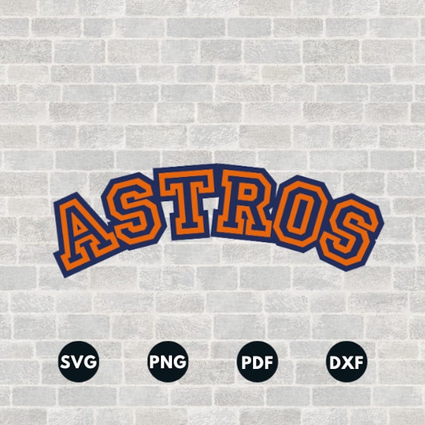 Astros Svg - Etsy