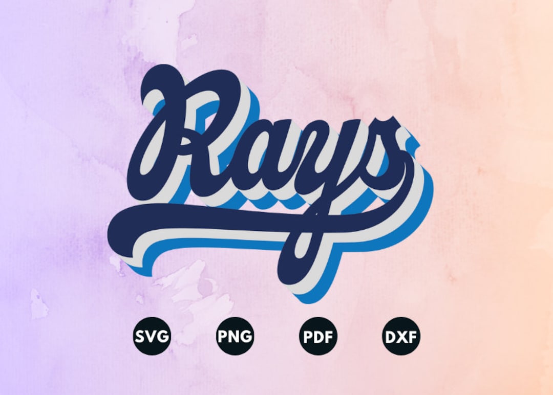 Rays Svg, Rays Template, Rays Stencil, Baseball Gifts, Sticker Svg ...