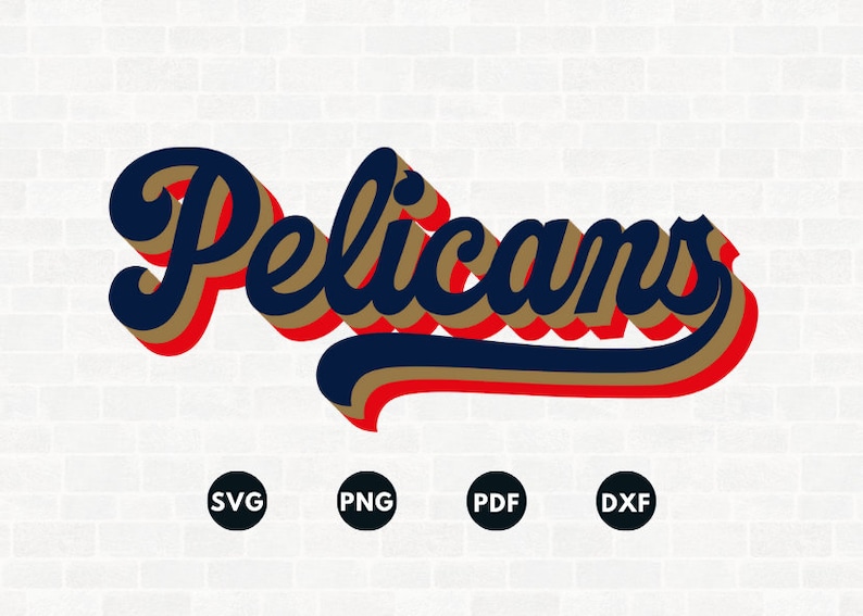 Pelicans Svg, Pelicans Template, Pelicans Stencil, Basketball Gifts ...