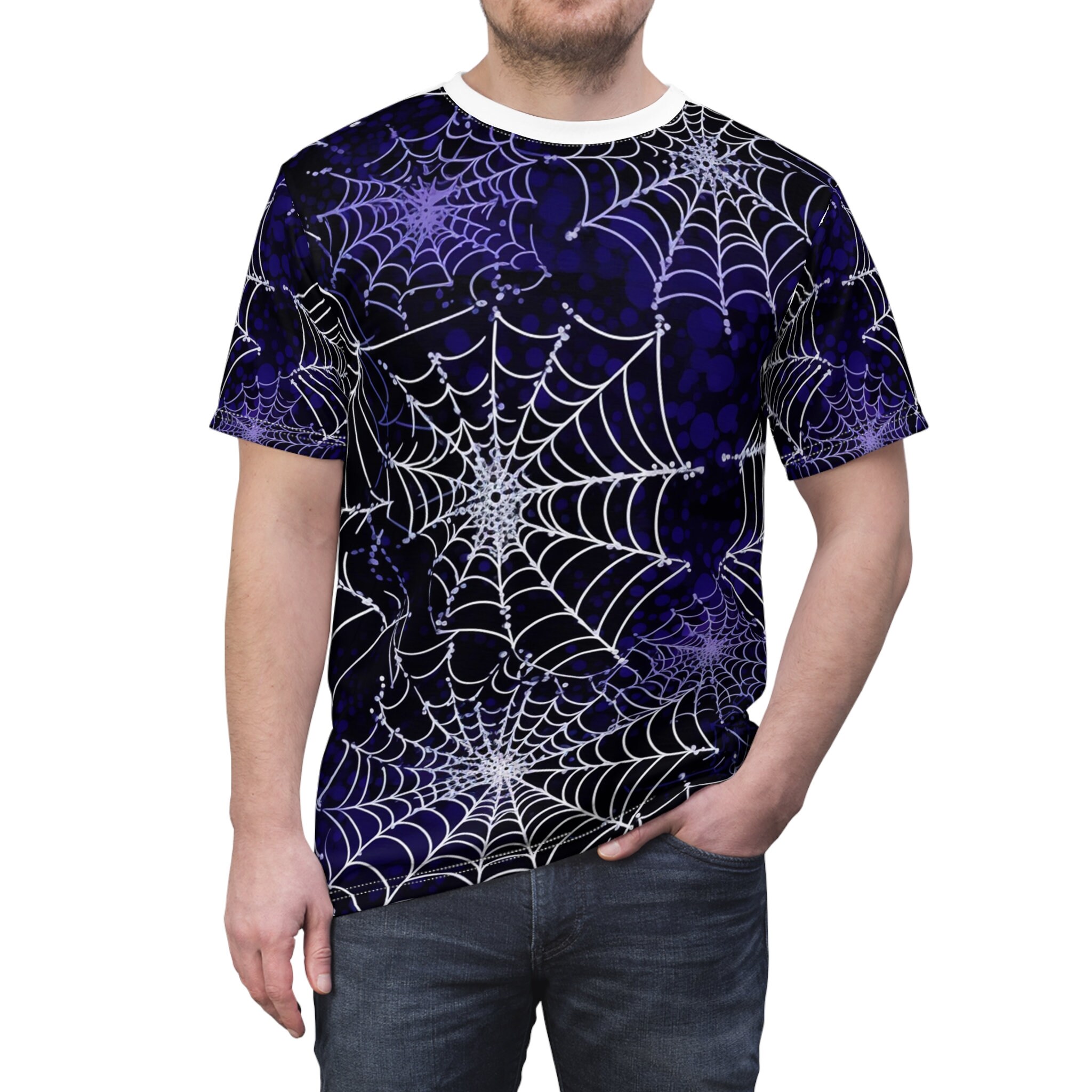 Colorful Cobwebs: 16 Seamless Halloween Pattern Collection - Etsy