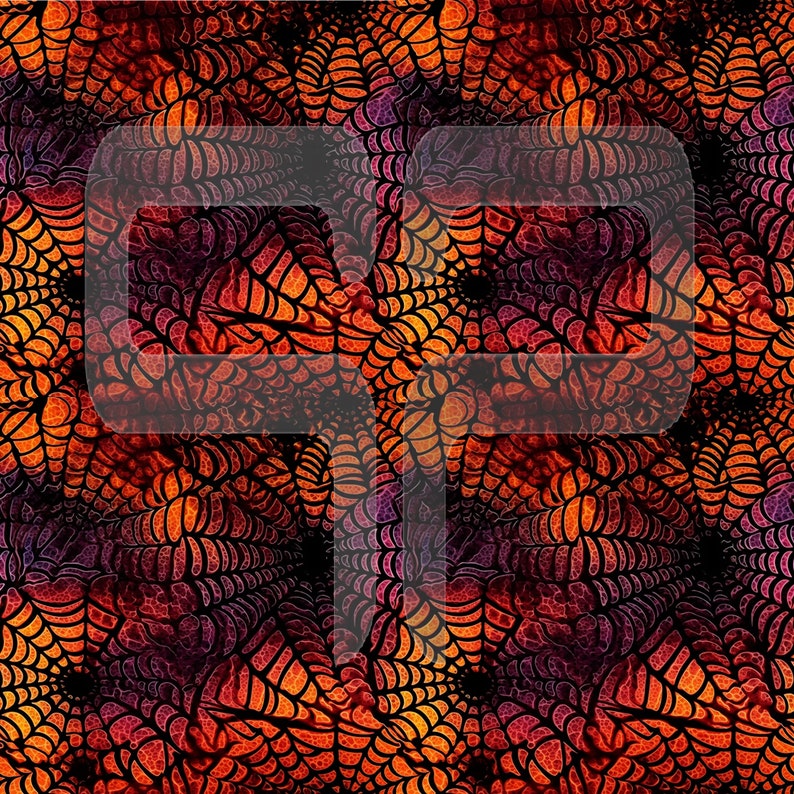Colorful Cobwebs: 16 Seamless Halloween Pattern Collection - Etsy