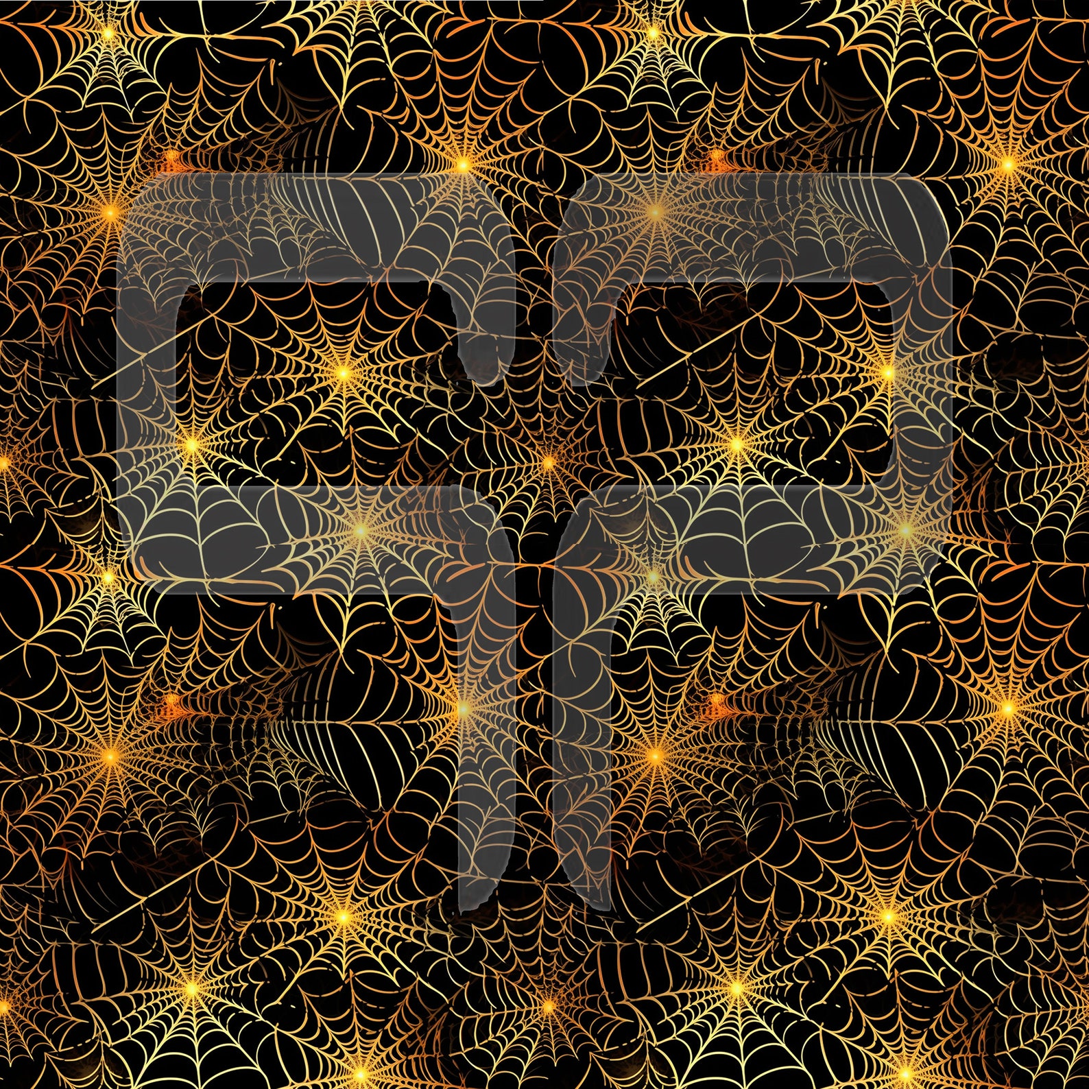 Colorful Cobwebs: 16 Seamless Halloween Pattern Collection - Etsy