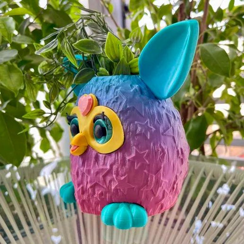 Furby Star Flower Pot -3d Printable Planter -stl File - Etsy