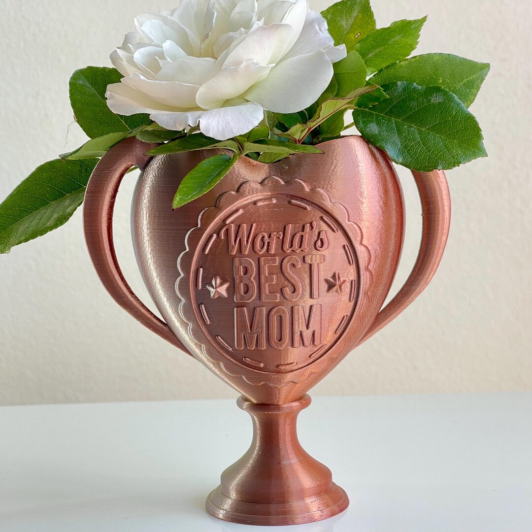 World’s Best Mom Trophy-for 3d Print-stl File -3mf File - Etsy