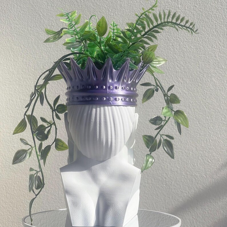 King Bust Planter-for 3d Print -stl File-no Supports - Etsy