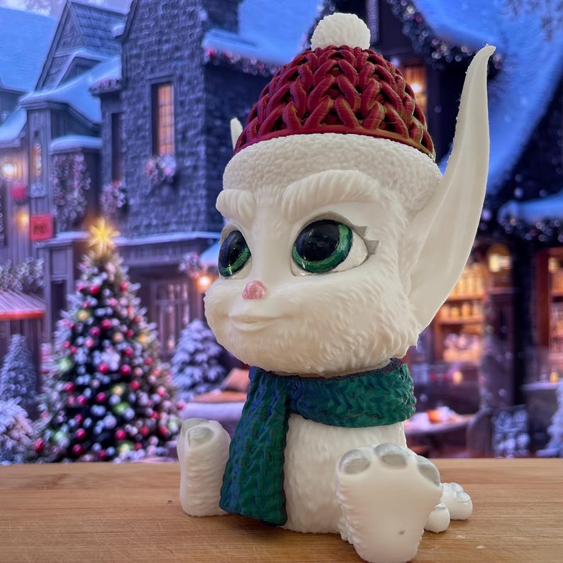 Christmas Elf 3d Print Ready stl File - Etsy