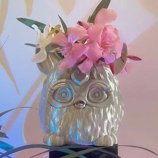 Furby Flower Pot - 3D Printable STL File - Etsy