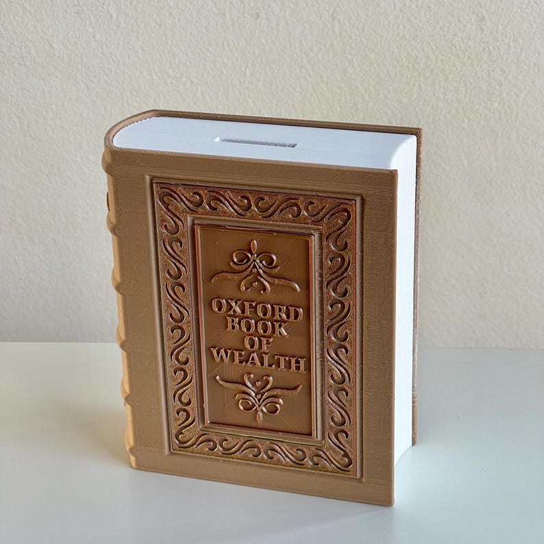 Book Piggy Bank-money Box -stl File-for 3d Print - Etsy