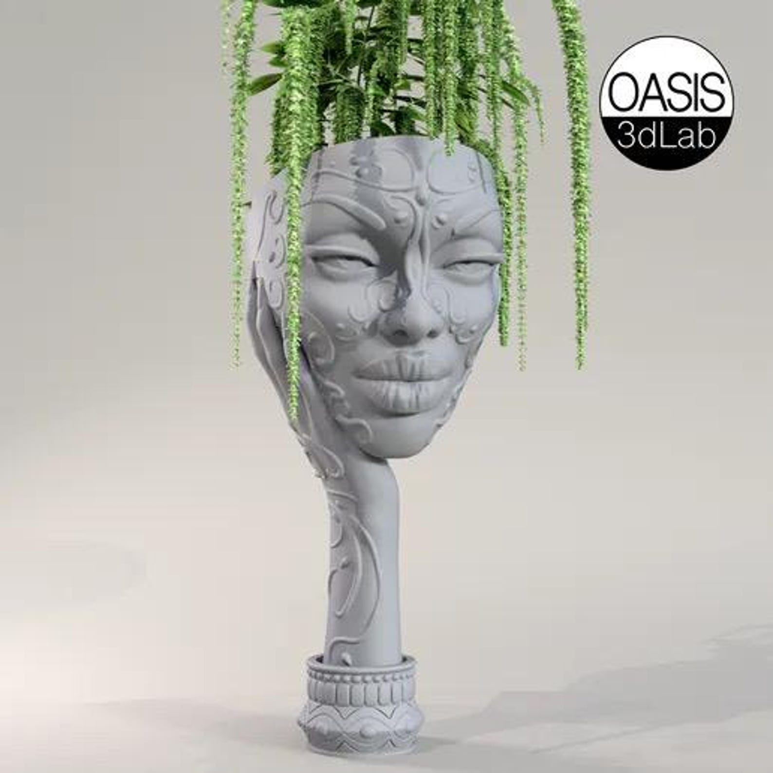 Face Flower Pot -for 3d Print -stl File - Etsy