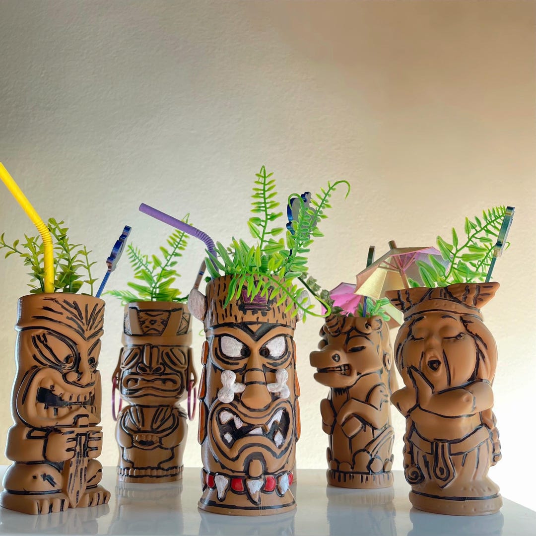 Tiki Chess Set-for 3d Print - Etsy