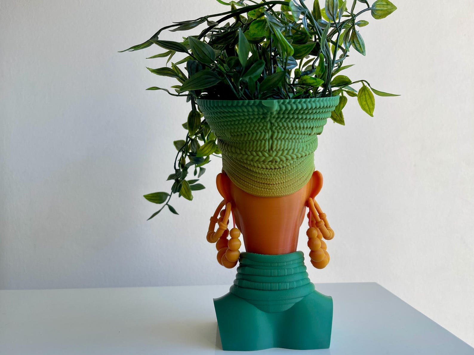 Africa Queen Bust Planter -3d Printable Flower Pot -stl File - Etsy