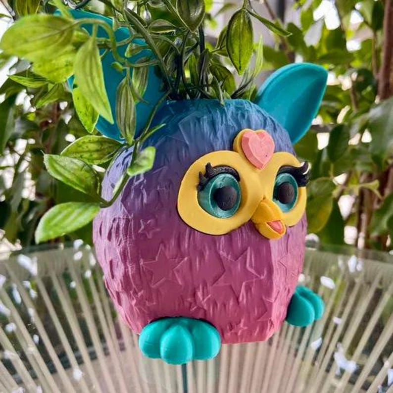 Furby Star Flower Pot -3d Printable Planter -stl File - Etsy