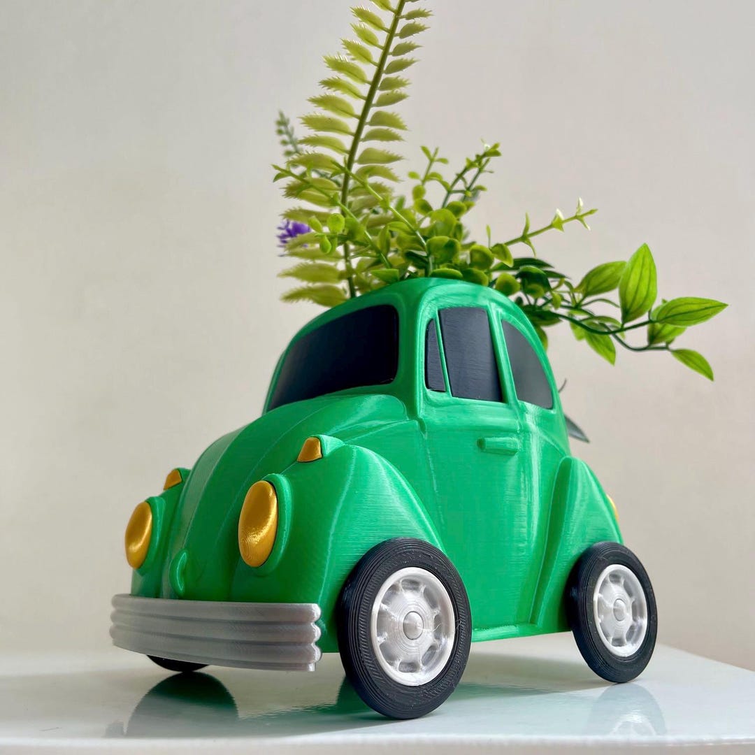 Beetle Car-container -planter-stl File - Etsy