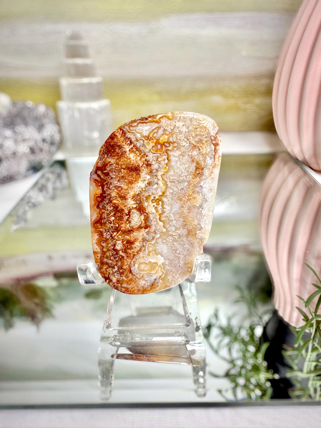 Mexican Crazy Lace Agate—15g | Banded Chalcedony Display | Natural ...