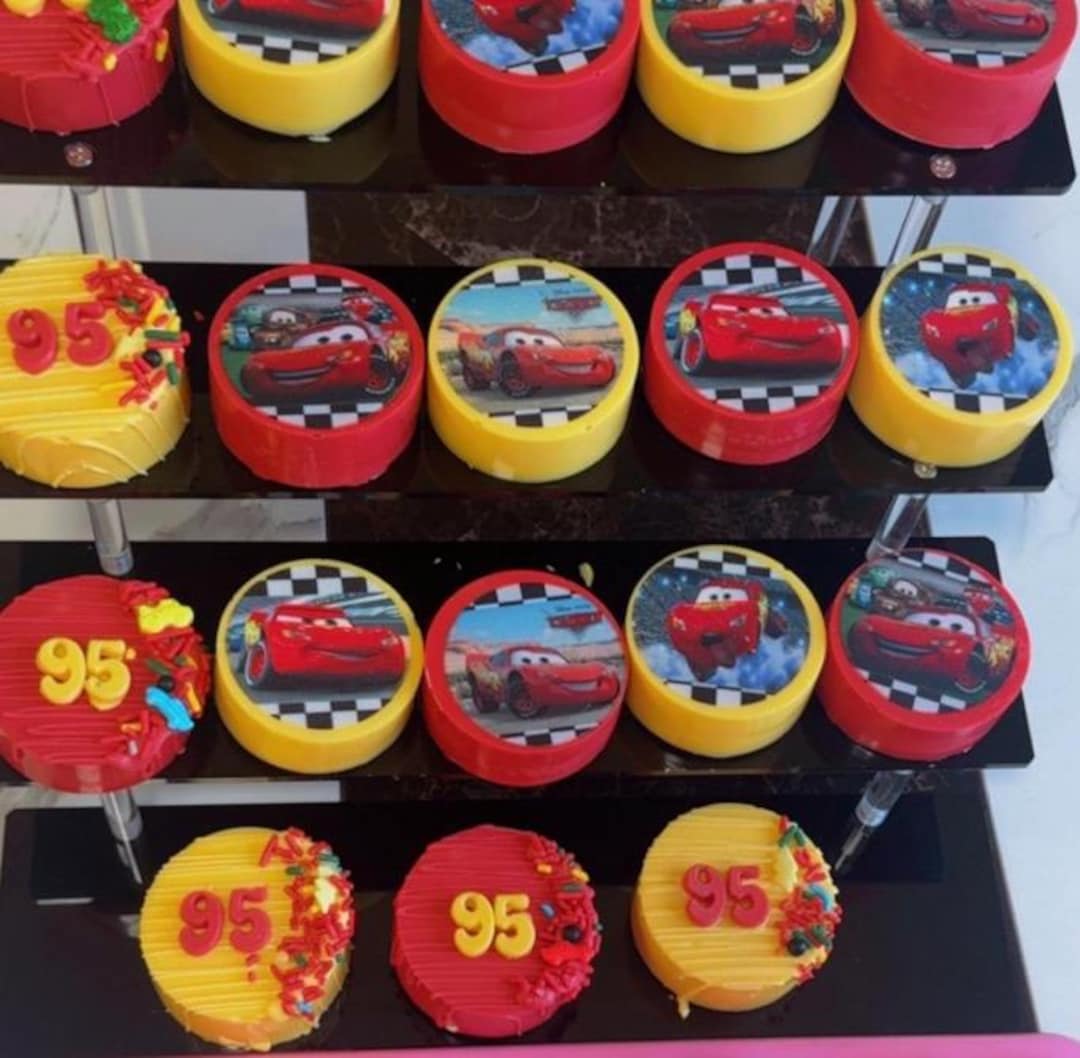 Cars Edible Images Oreo Toppers Cupcake Toppers Oreo Toppers 1" 2" | - Etsy