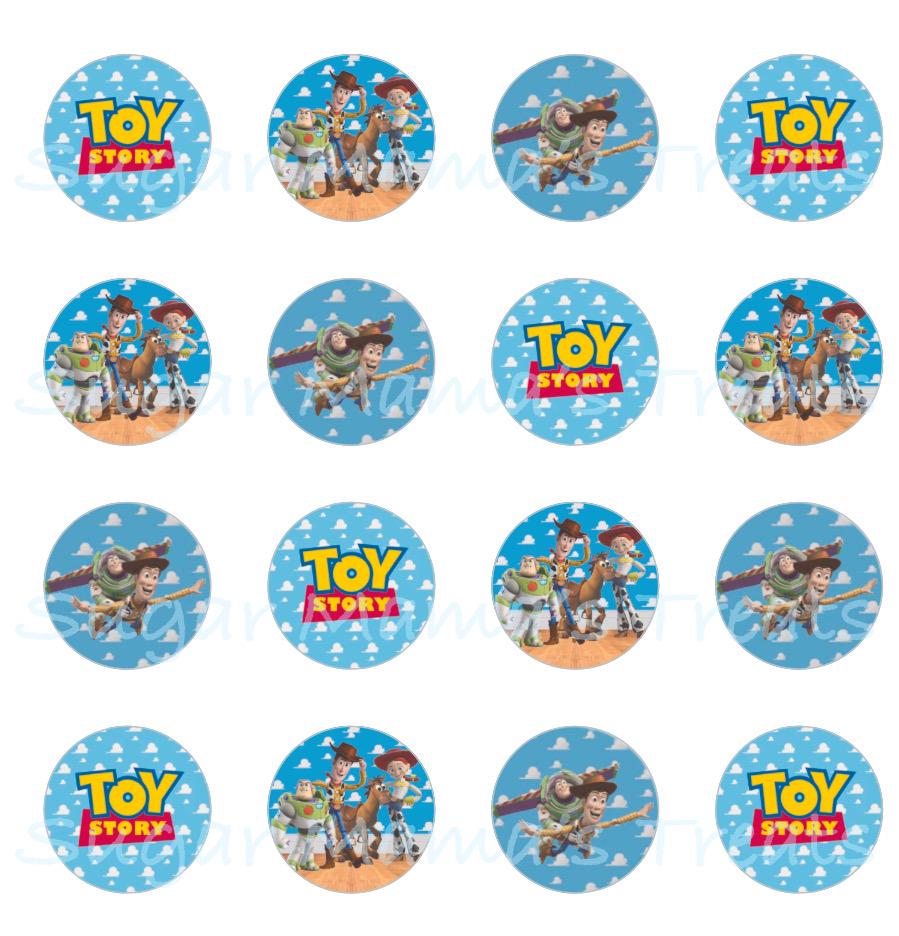 Toy Edible Images Toppers Oreos Cupcakes Cookies Drink Toppers 1" 1.5 ...