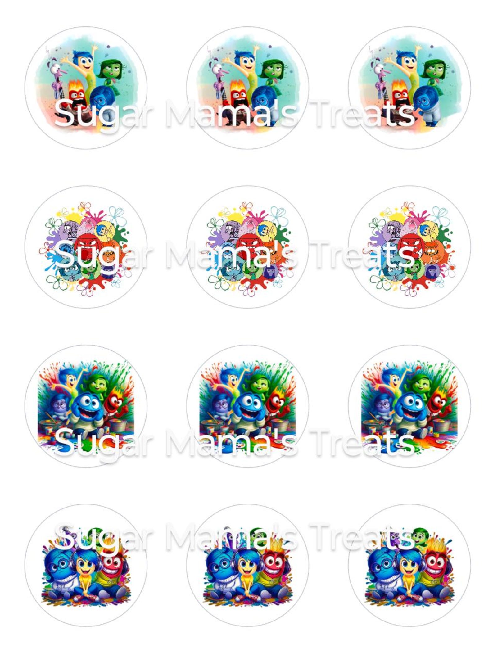 Inside Out Edible Images Toppers - Etsy