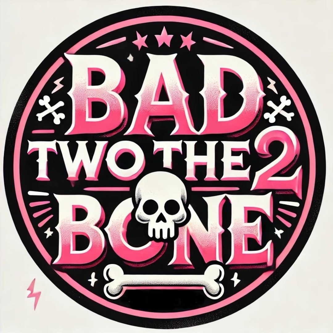 Bad 2 the Bone Edible Images Treat Toppers Bad Two the Bone Cupcake ...