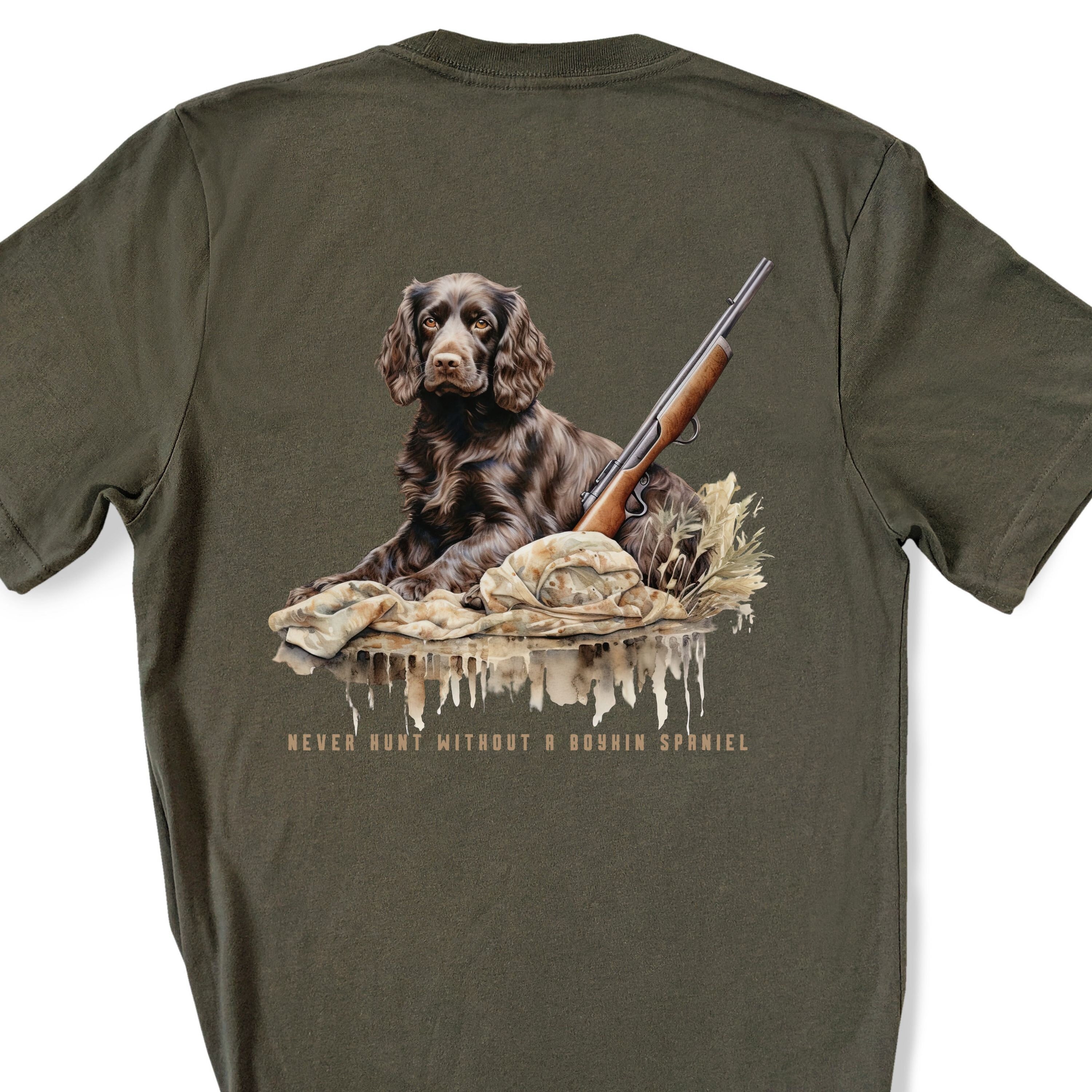 Boykin Spaniel Shotgun Shirt, Duck Hunting, Upland Hunting Shirt, Bird ...
