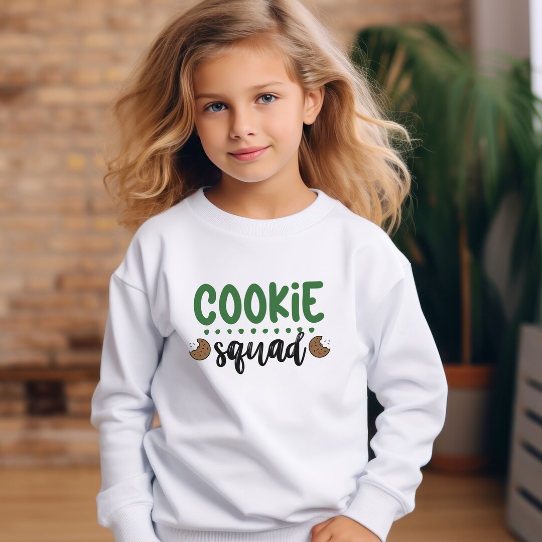 Girl Scout Cookie Squad Sweatshirt, Scout Mom, Girl Scout Cookies, Girl ...