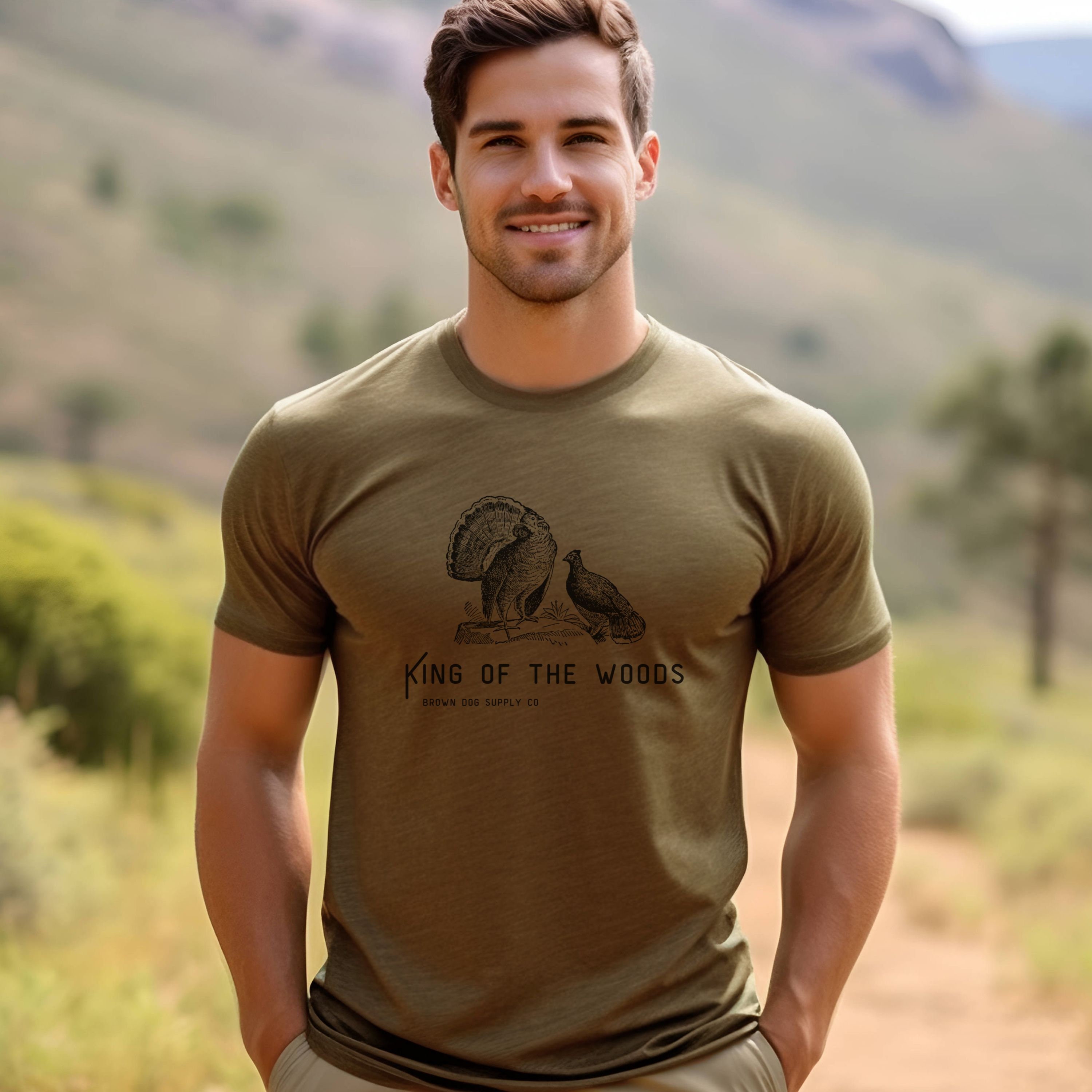 King of the Woods Shirt, Ruffed Grouse Shirt, Grouse Hunting Shirt ...