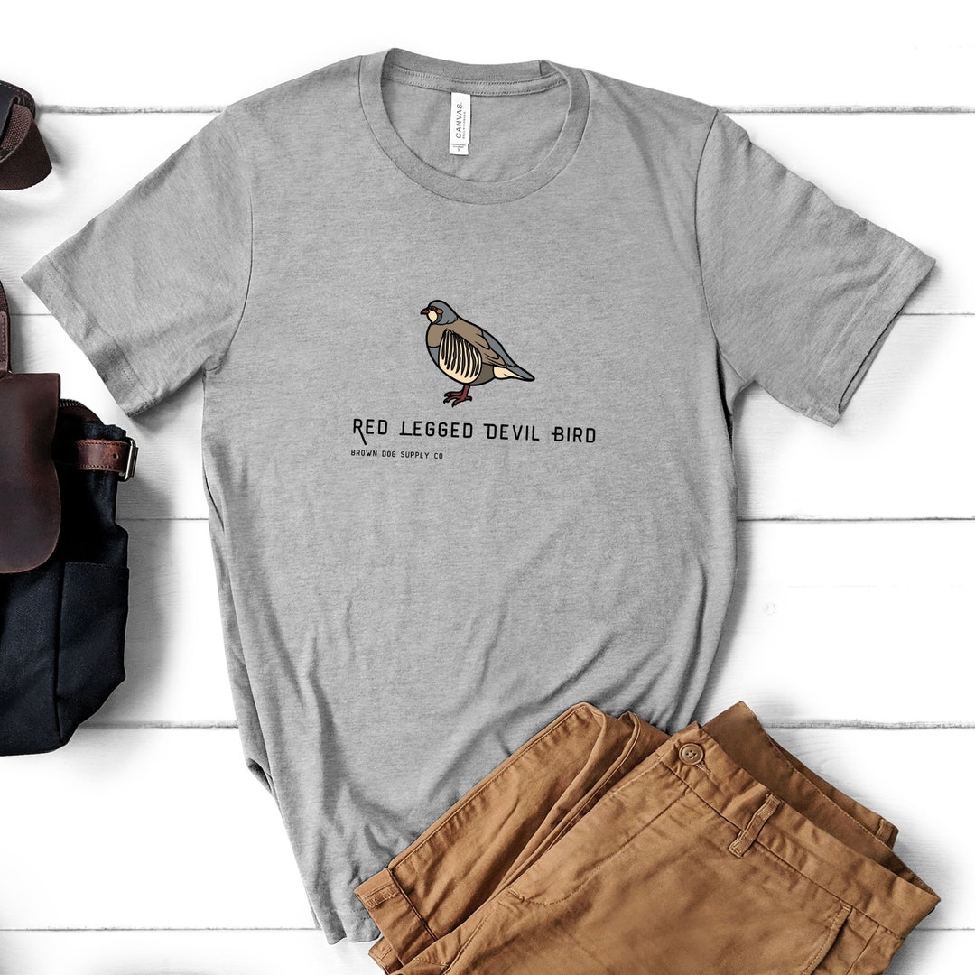 Red Legged Devil Bird Chukar Shirt, Gift for Upland Hunter, Bird ...