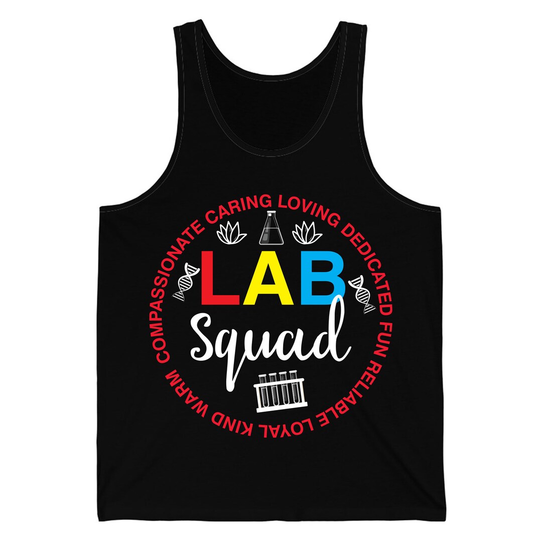 Funny Lab Squad Lab Week 2024 Medical Laboratory Technician Tank Top ...