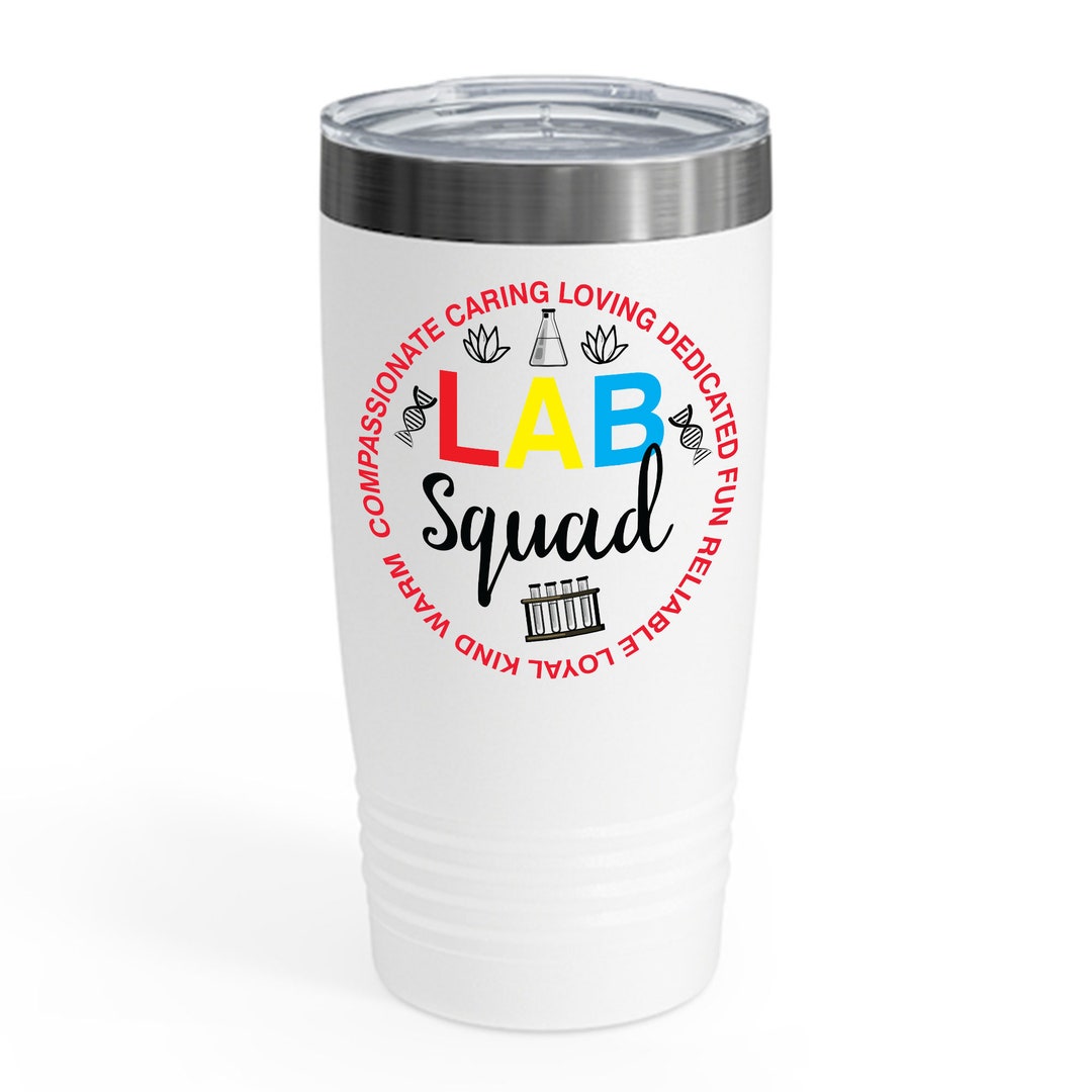 Funny Lab Squad Lab Week 2024 Medical Laboratory Technician Tumbler for ...