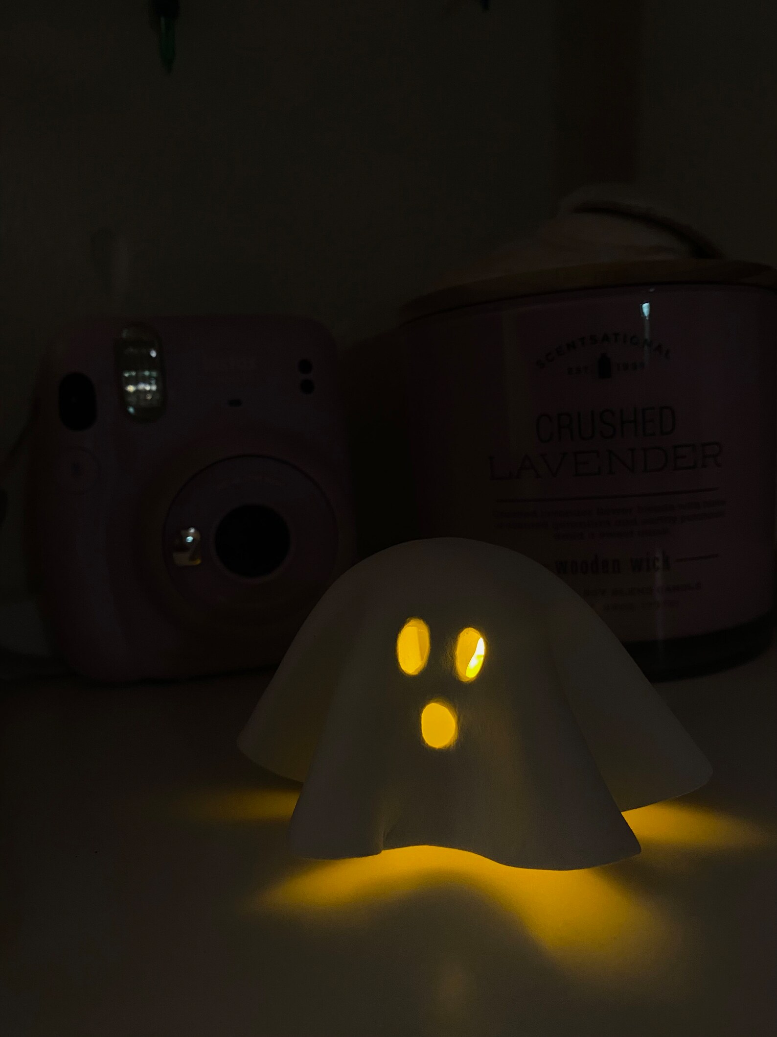 Tea Light Ghost Cover / Clay Decor/ Halloween / Home Decor / Ghost Gift ...