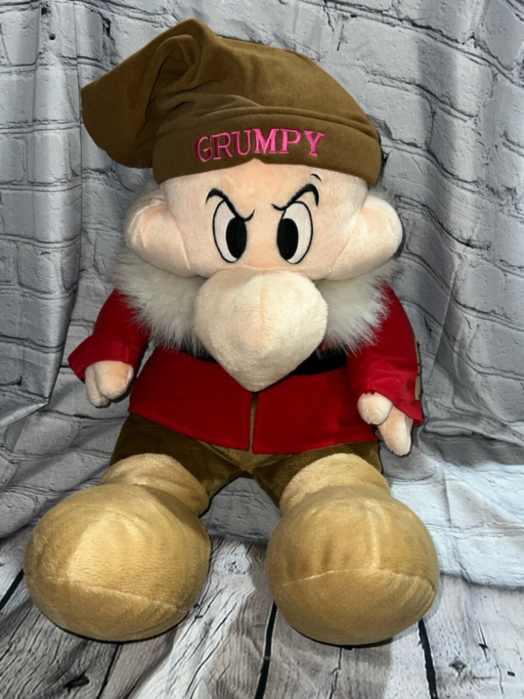 Giant 28 Disney Snow White GRUMPY STUFFY - Etsy