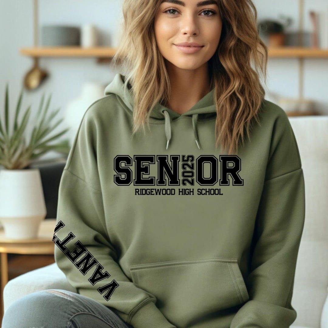 Aesthetic Personalized Senior Hoodie | High School Graduate Year ...