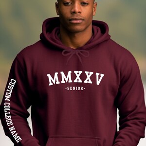 Personalized Senior 2025 Hoodie | Aesthetic Sweatshirt Graduation Gift ...