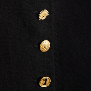 Vintage Gold Surrealist Buttons, Evil Eye Buttons, Keyhole Buttons ...