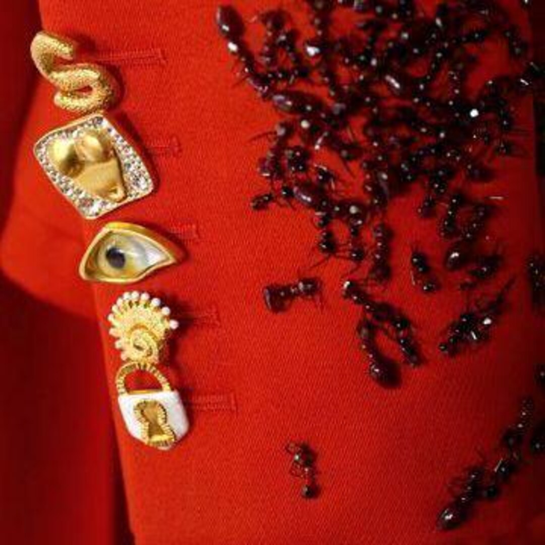 Vintage Gold Surrealist Buttons, Evil Eye Buttons, Keyhole Buttons ...