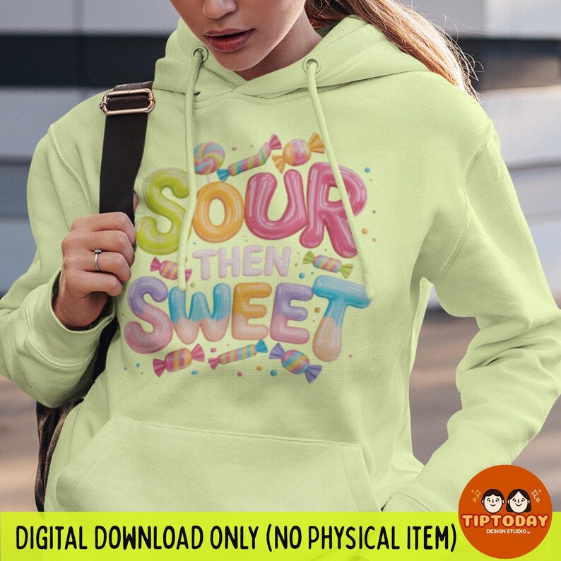 Funny Sour Then Sweet Candy Quote Clipart PNG Colorful Candy Letters ...